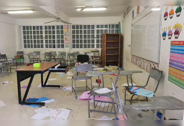 Protegen patrimonio escolar ante los casos de vandalismo